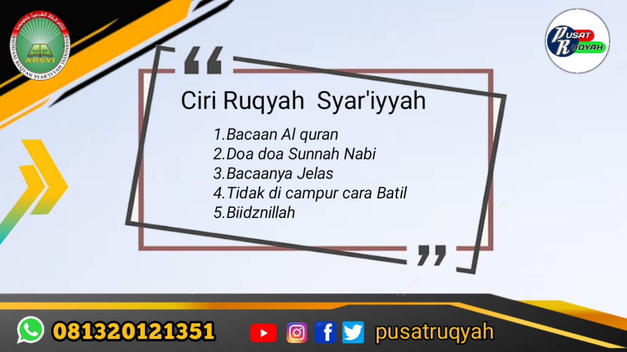 PUSAT RUQYAH SYAR'IYYAH INDONESIA